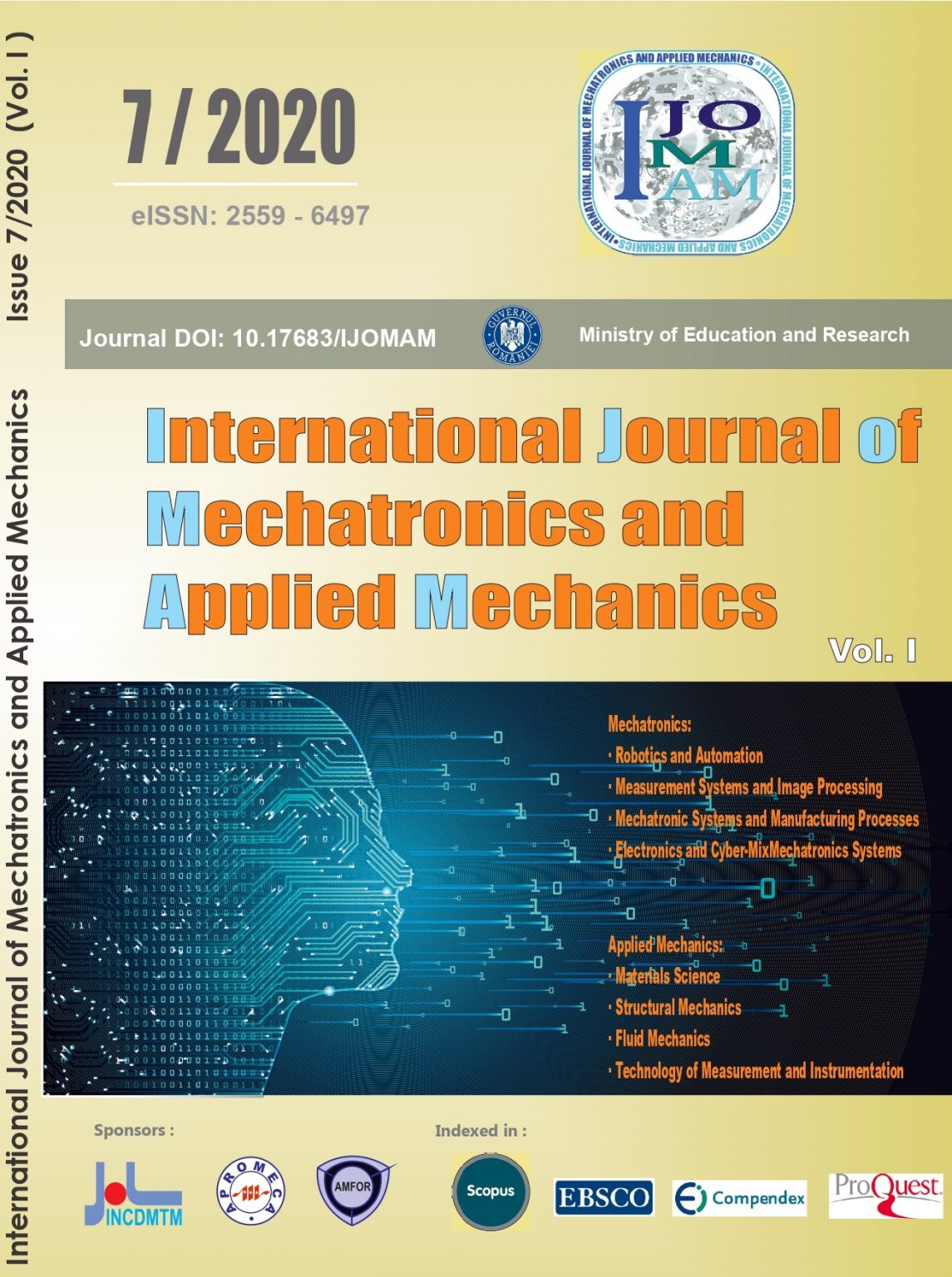 IJOMAM – issue no. 7 – International Journal of Mechatronics and ...